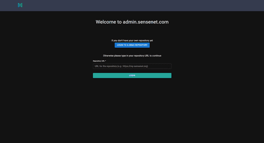 sensenet Admin-ui - Getting started